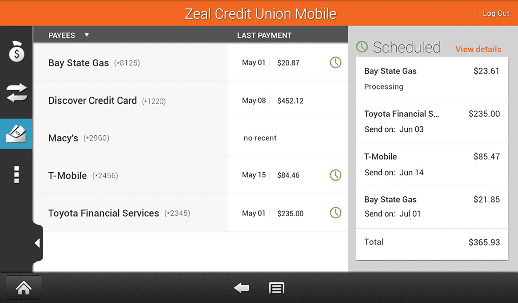 Mobile App - Zeal Credit Union